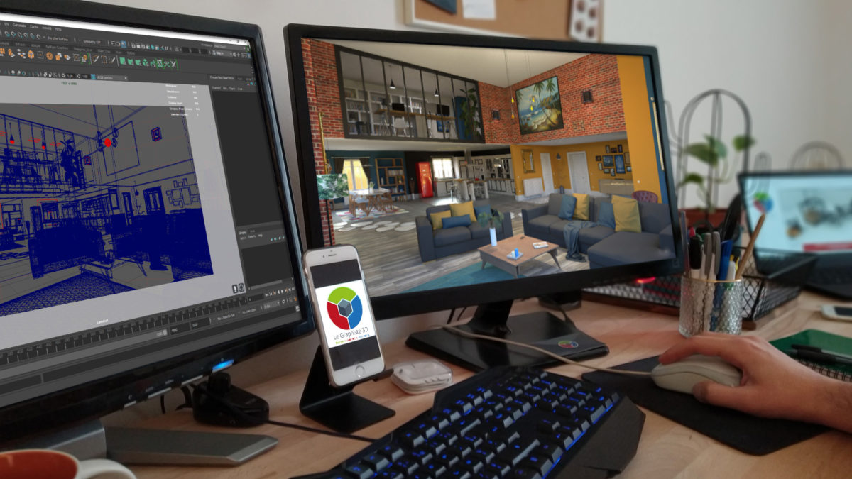 Le studio - Le Graphiste 3D